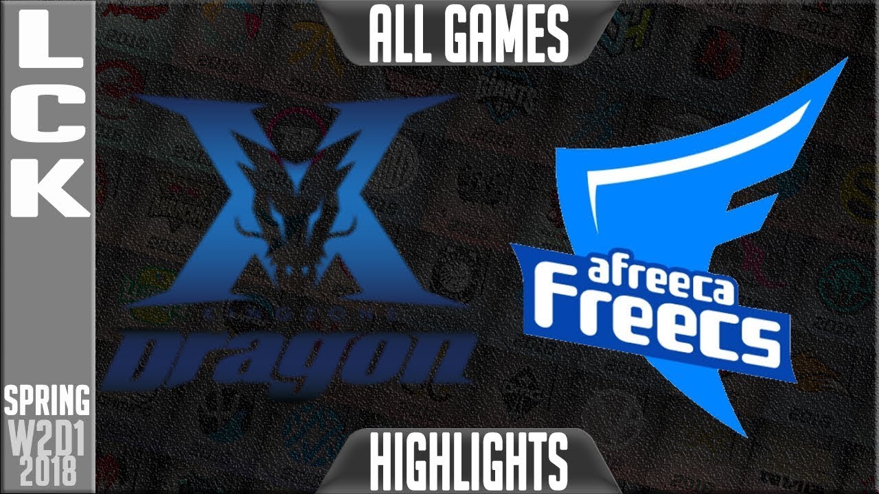 AFS vs KZ Highlights ALL GAMES | LCK Spring 2018 S8 W2D1 | Afreeca Freecs vs King Zone ...