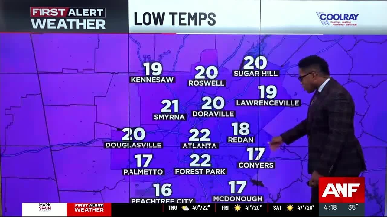 Bitter cold follows snow in Atlanta, risking re-freezing on already ...
