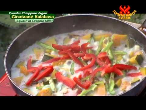 Popular Philippine Vegan Ginataang Kalabasa (Squash in Coconut Milk ...