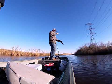sabine river fishing jan 2019 - YouTube