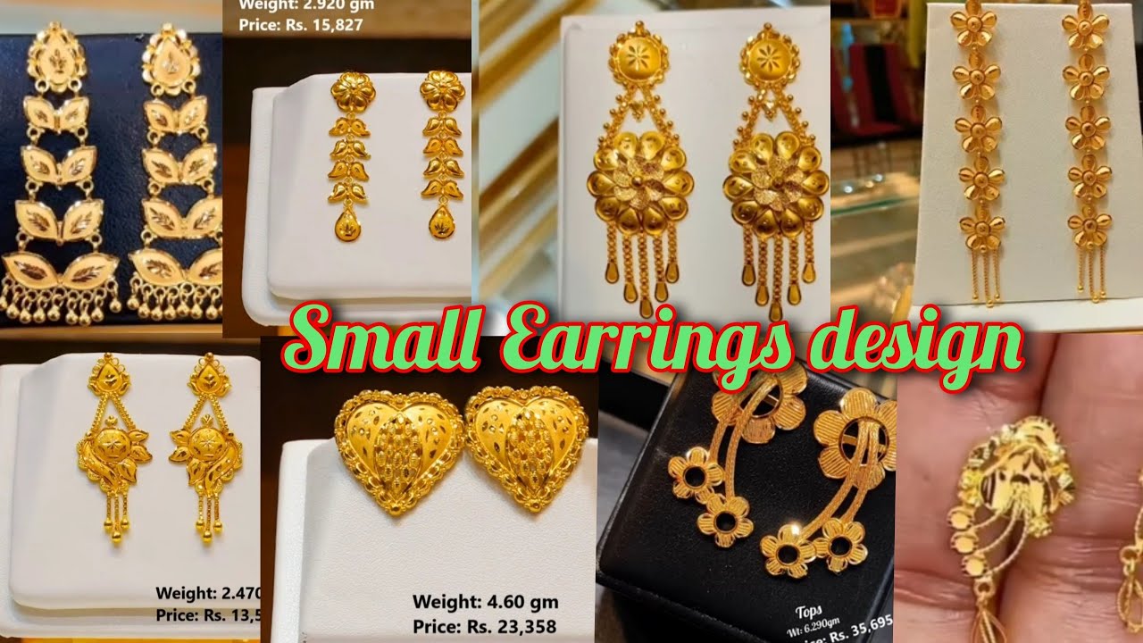 40+ latest bridal gold earrings design/Most beautiful gold earrings ...