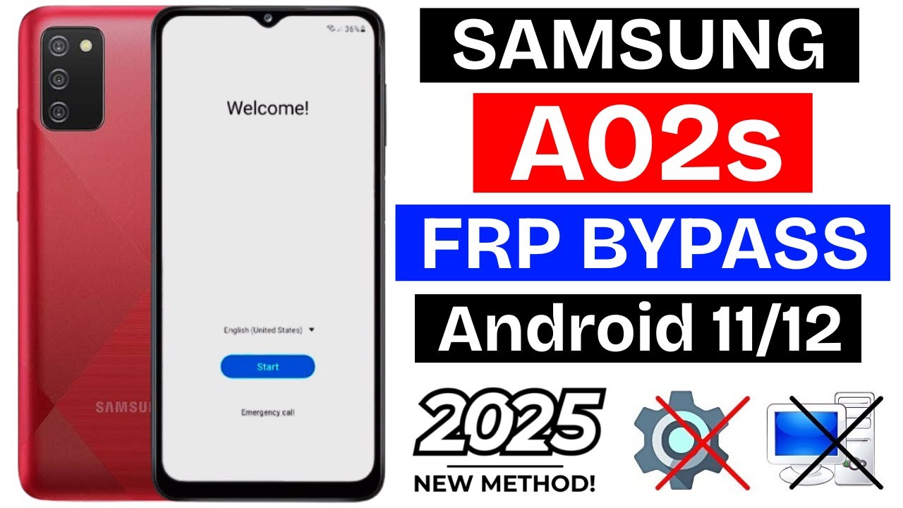 Samsung Galaxy A02s FRP Bypass Android 11/12 Without Pc | Samsung (SM ...