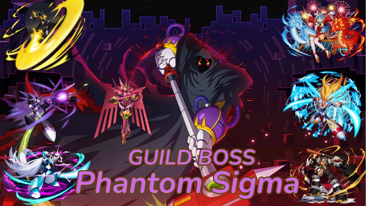 Megaman X DiVE LATAM Guild Boss Phantom Sigma - YouTube