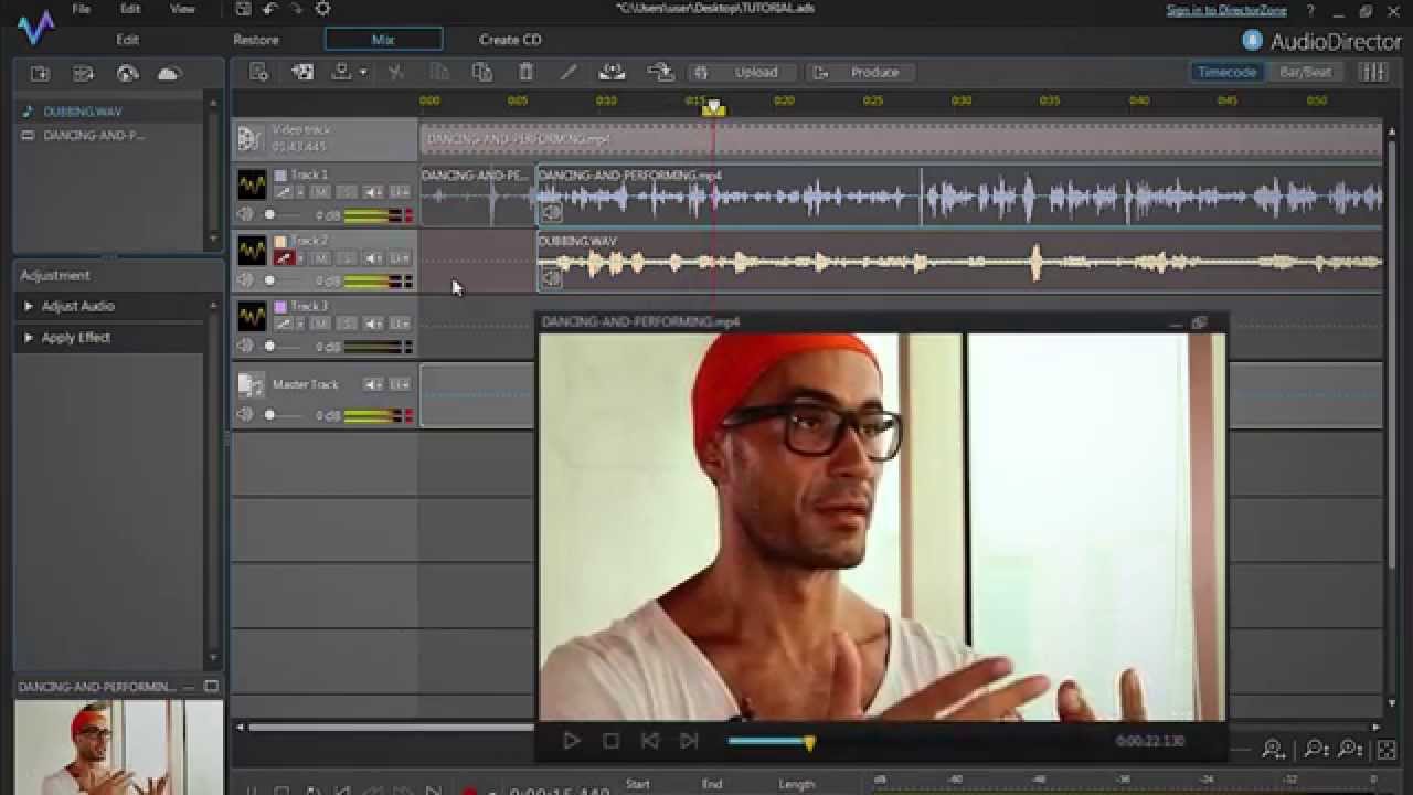 CyberLink AudioDirector | Aligning Voice Dubs to Video - YouTube