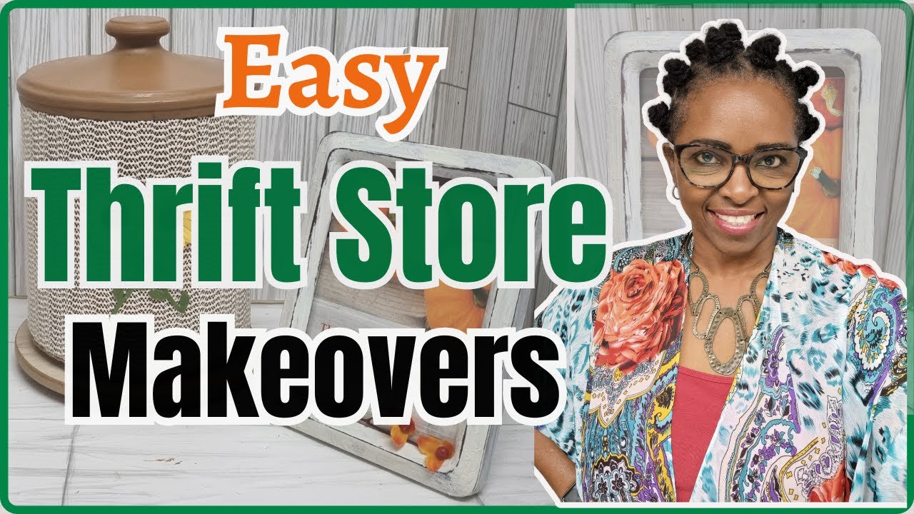 3 Thrift Store Makeovers | Third Thursday Thrift Flip Challenge - YouTube