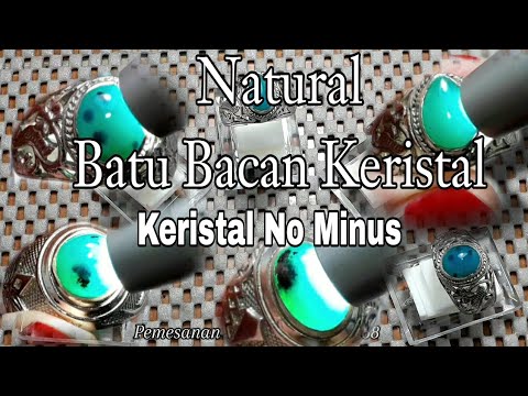 Harga Bacan Murah |Natural Batu Bacan Keristal No Minus - YouTube