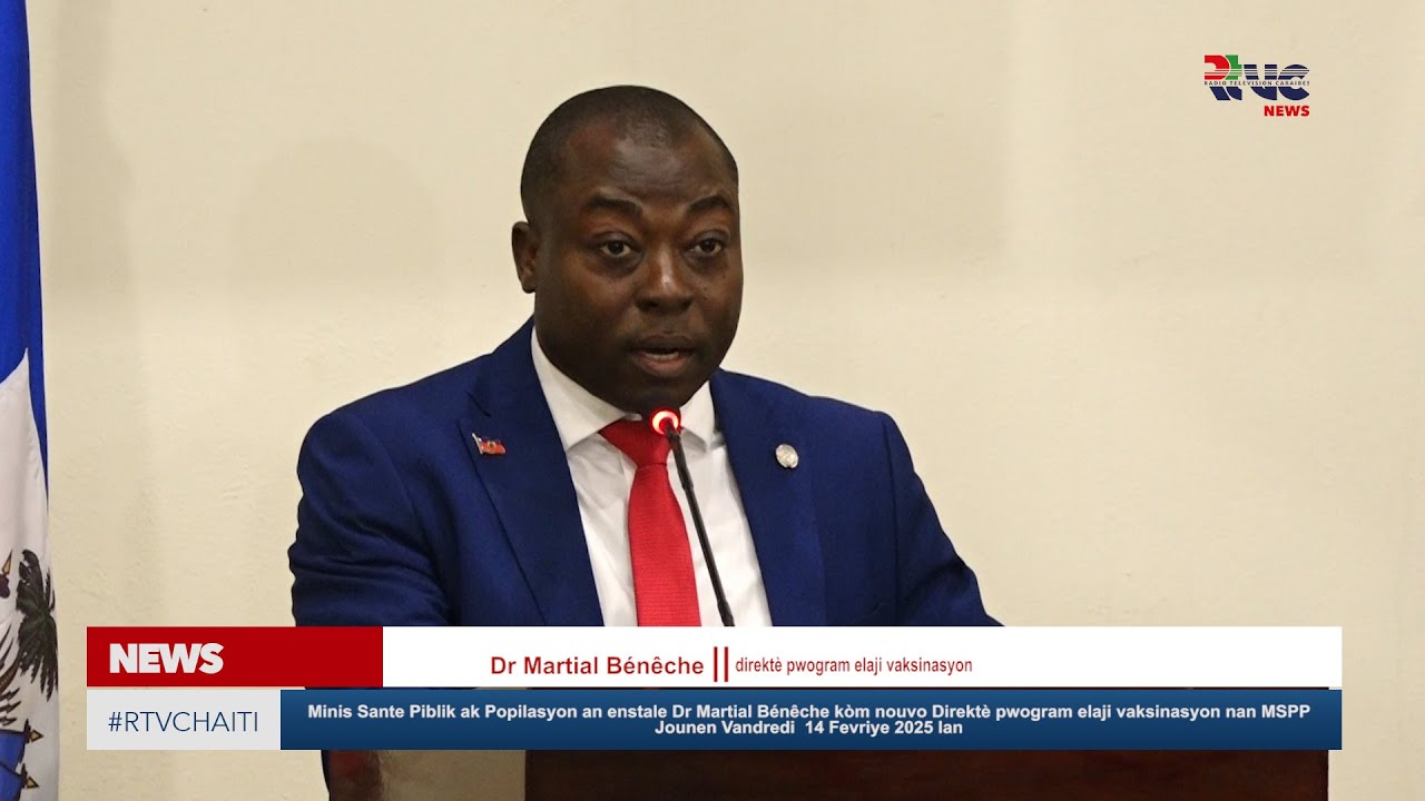 MSPP: Diskou Dr Martial Bénêche kòm nouvo direktè pwogram elaji ...
