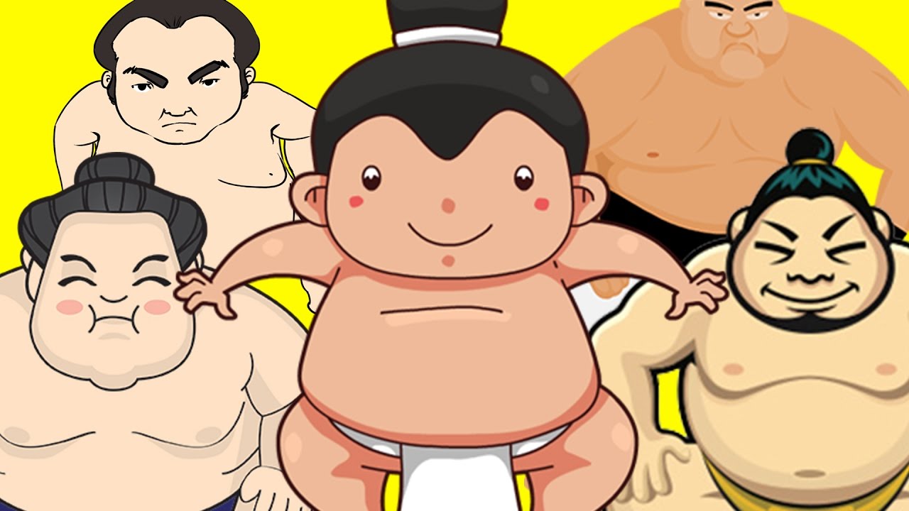 Japan Summo Man Finger Family Song Lyrics for kids and children - YouTube