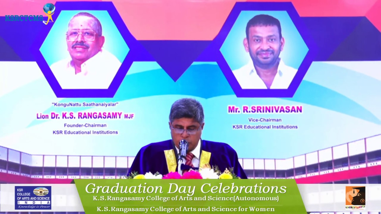 KSRCAS Graduation Day Celebrations - YouTube