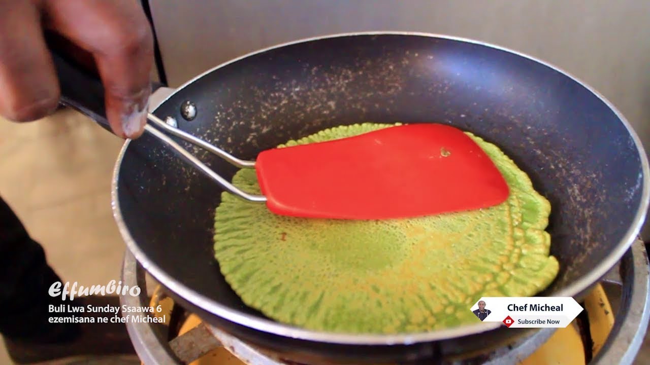 ENFUMBA YA SPINACH PANCAKE NE CHEF MICHAEL MUTALE - YouTube