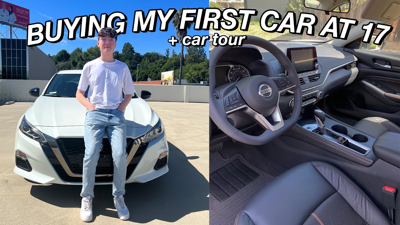 Buying my FIRST CAR at 17! NISSAN ALTIMA SV 2022 - YouTube