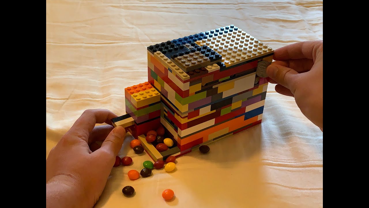 LEGO Skittles Machine - YouTube