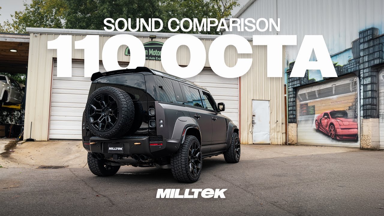Milltek Defender 110 OCTA Sound Comparison - YouTube