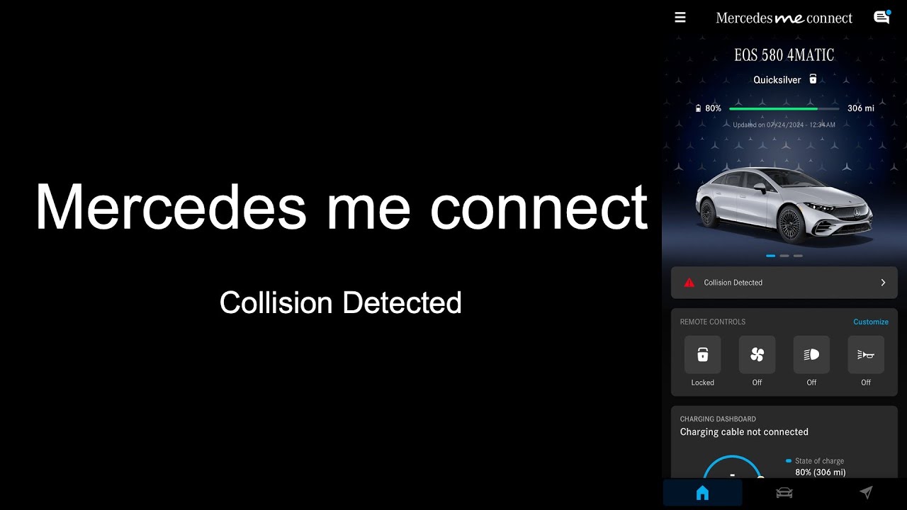 Using the Mercedes me connect app - Episode 2: Collision Detected - YouTube