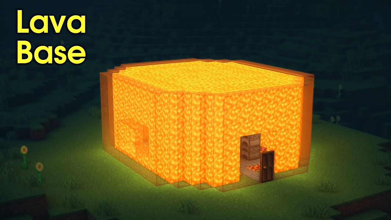 [Minecraft] How to Build a Lava Base - YouTube