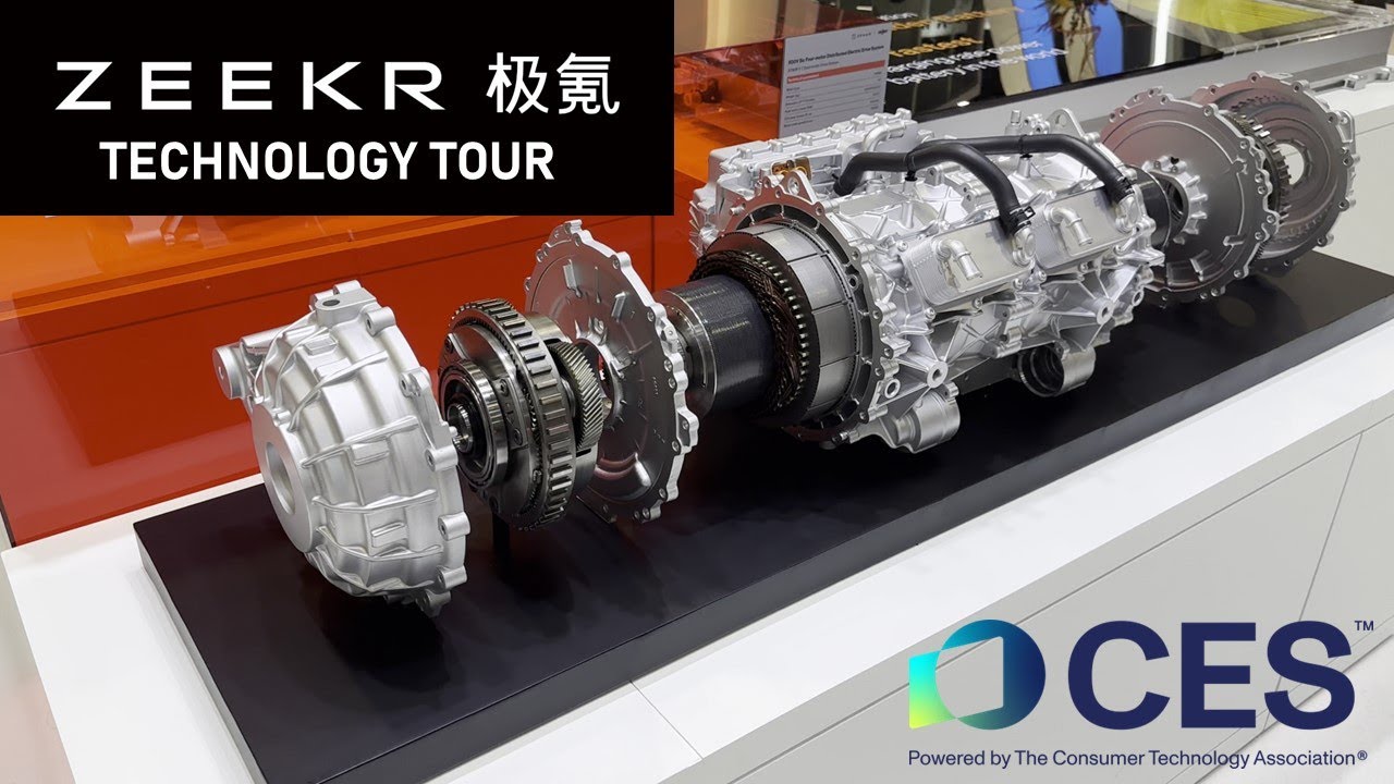 CES: Tour of Zeekr's Technology on display at CES - YouTube