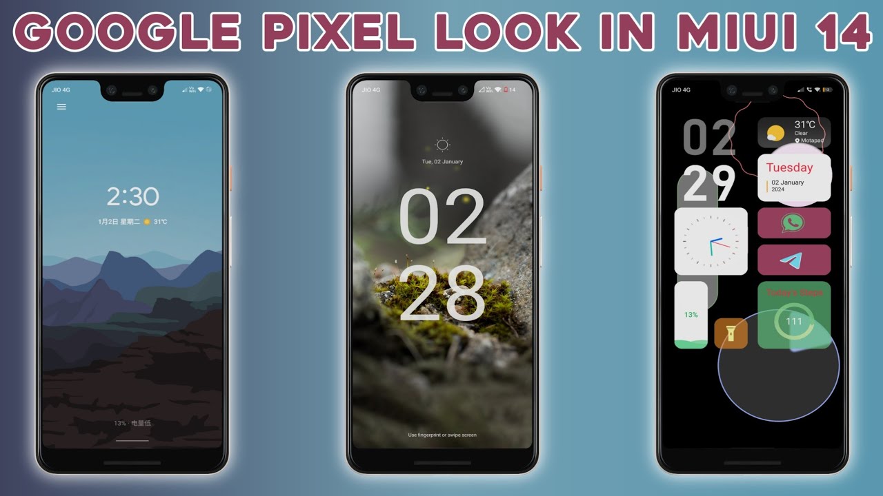Top 3 Google Pixel Themes For Xiaomi Redmi Poco Device | Google Pixel ...