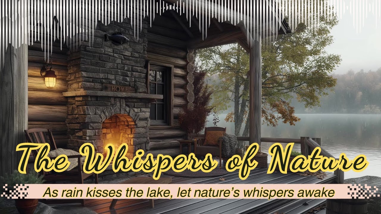The Whispers of Nature | As rain kisses the lake, let nature’s whispers ...