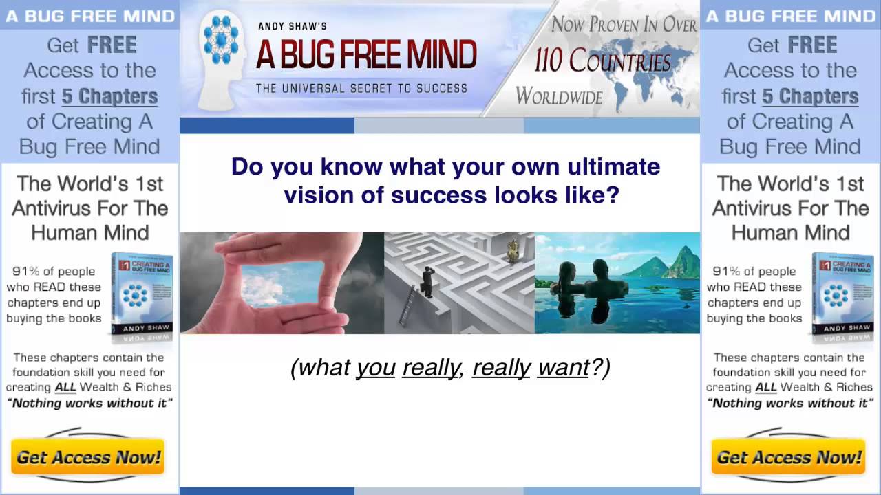 A Bug Free Mind | Success Made Certain | By Andy Shaw - YouTube