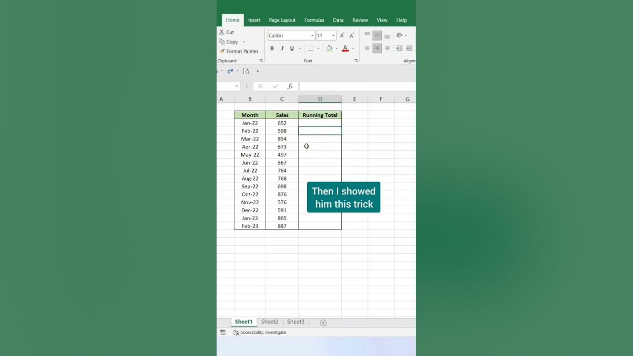 Calculate Running Total In MS Excel YouTube calculate-running-total-in-ms-excel-youtube