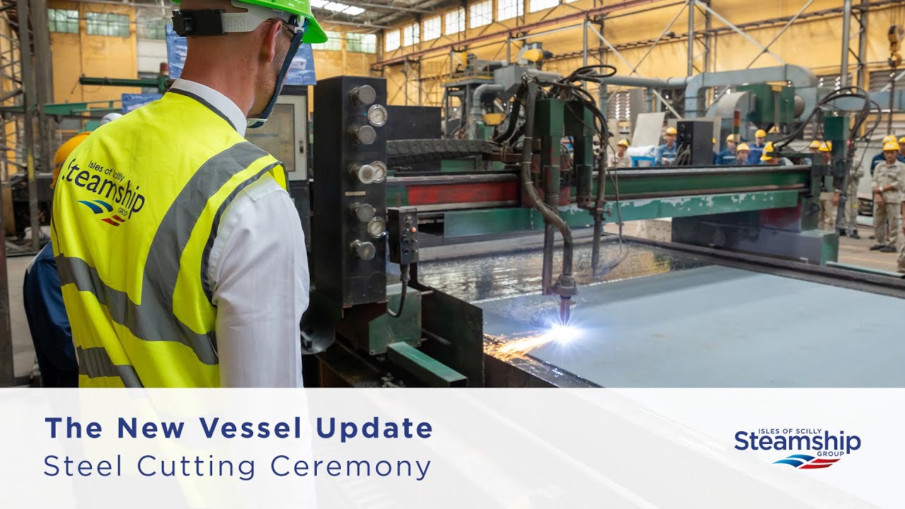 The New Vessel Update: Episode 2 – The Steel Cutting Ceremony - YouTube