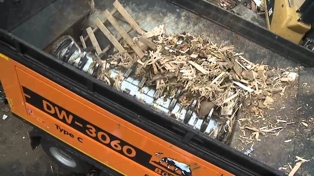 Waste Wood Shredder