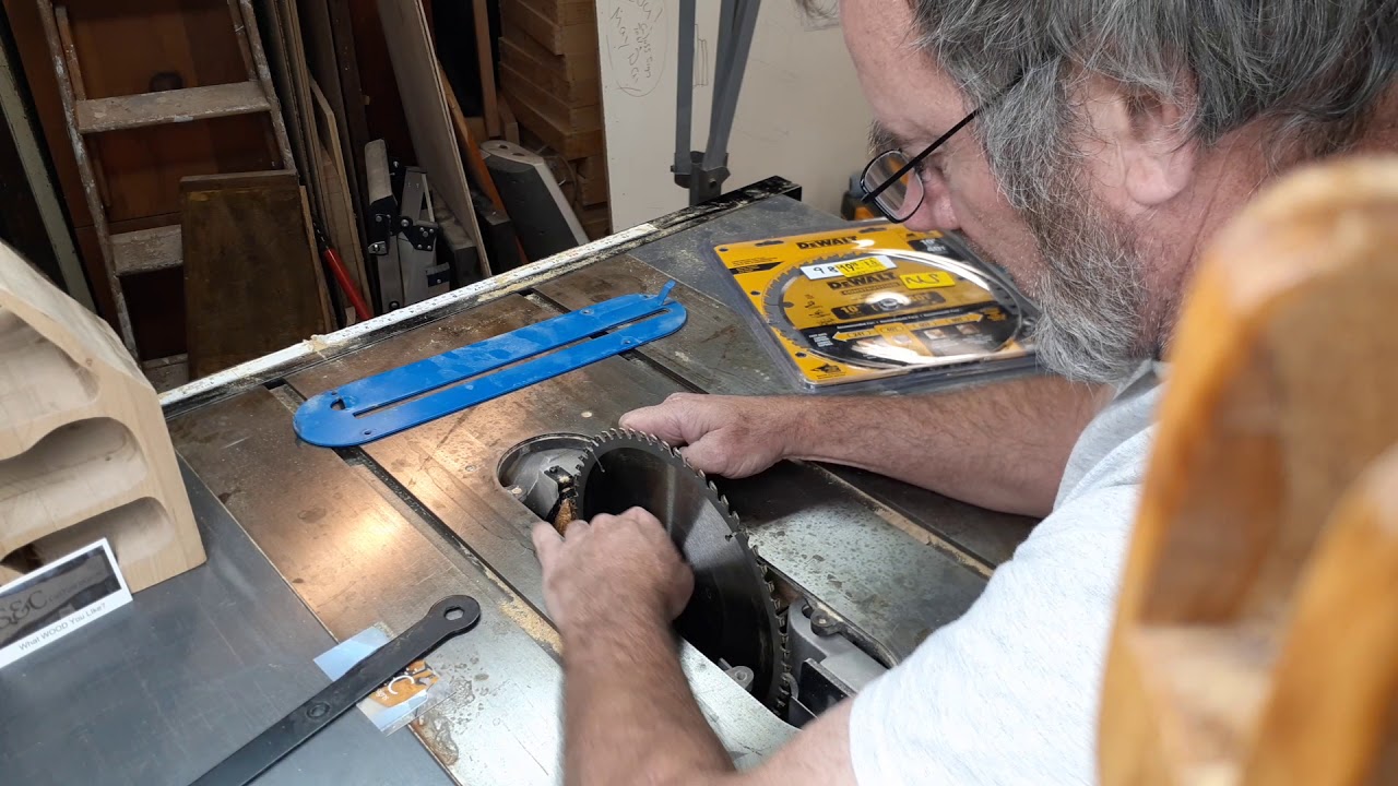 How To Change A Table Saw Blade YouTube How To Change A Table Saw Blade YouTube