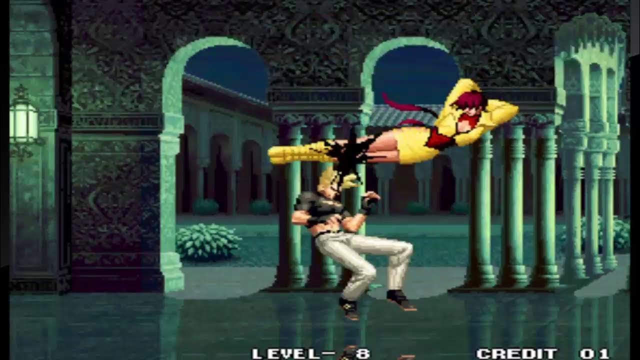 King Of Fighters 98 Single Mode Max Difficult 4 Rounds Orochi Shermie - YouTube