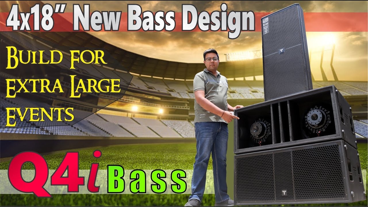 Competition Bass | Quad Sub 4x18 inch Powerful Sub for Outdoor by TURBO ...