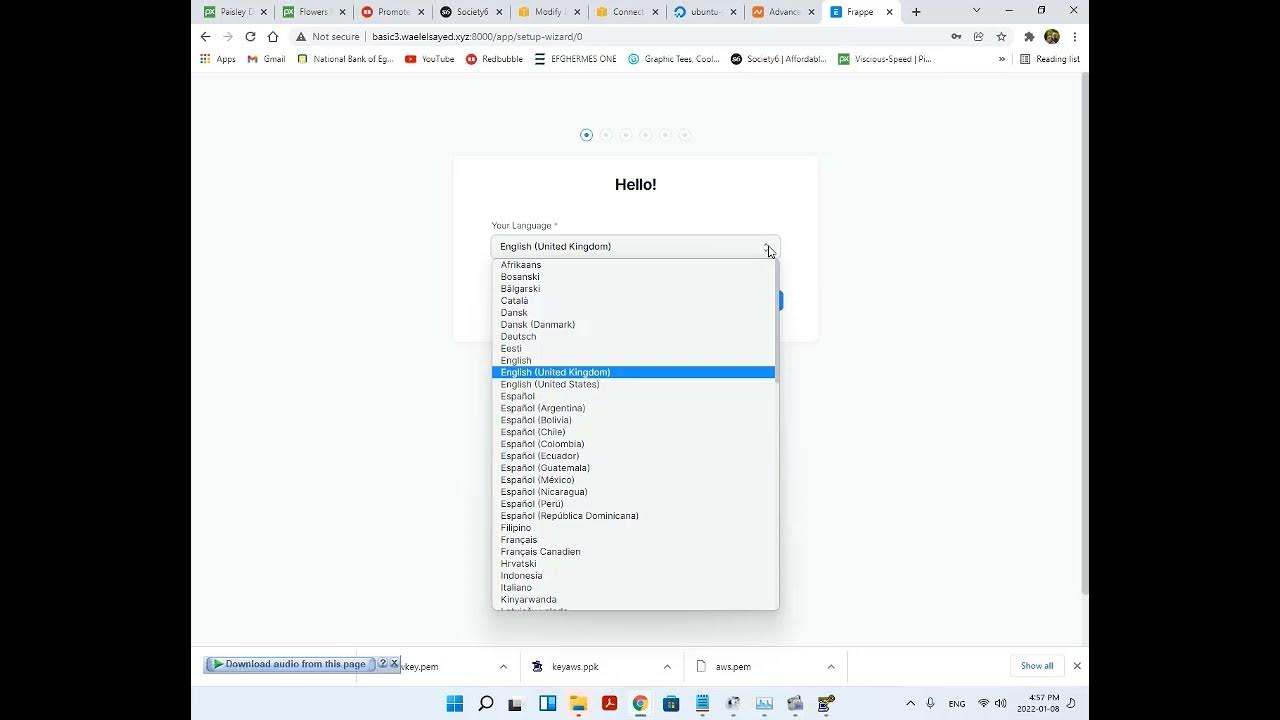24-Creating multiple ERPNext instances using Digital Ocean Droplets and snapshots - YouTube