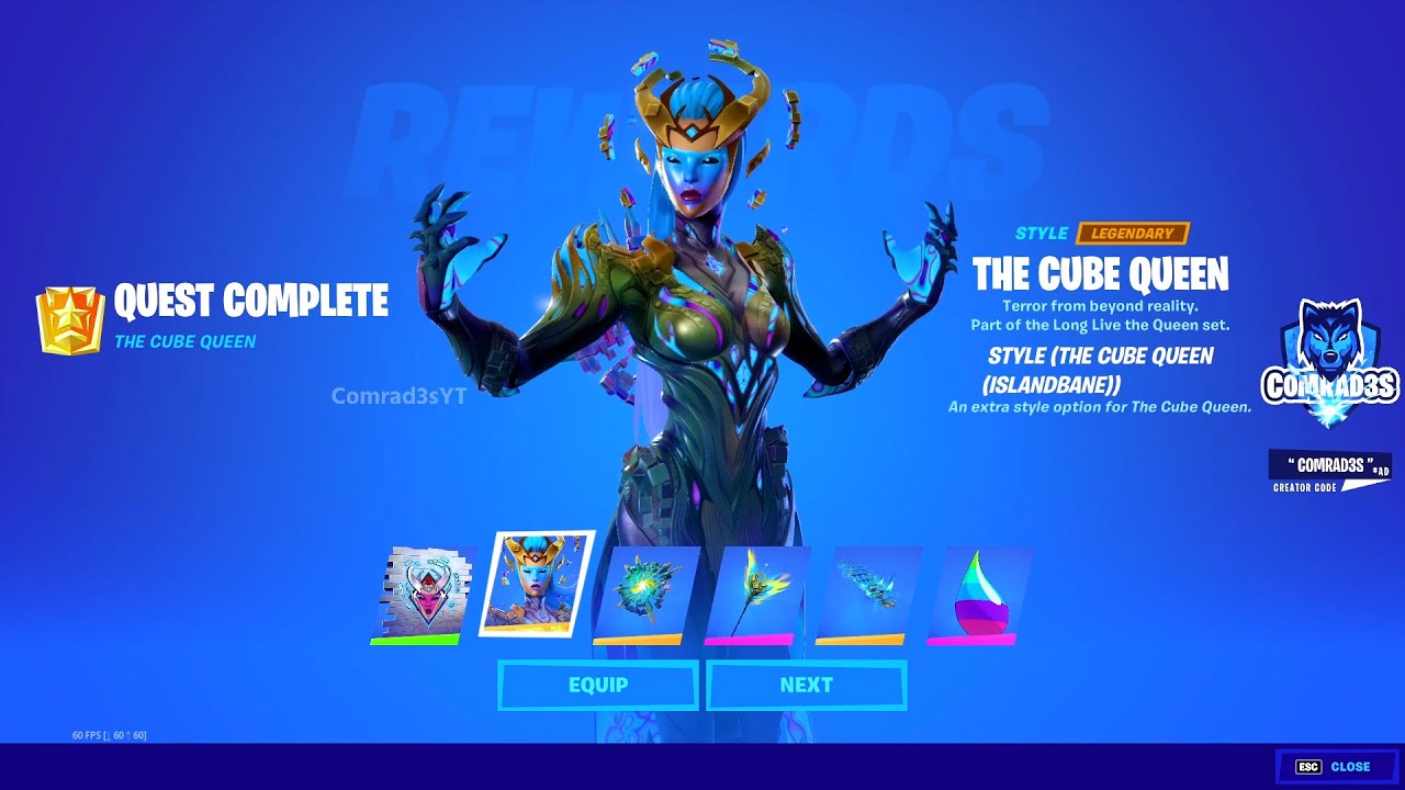 Complete all of The Cube Queen quests on Page 2 Fortnite - How to do ...