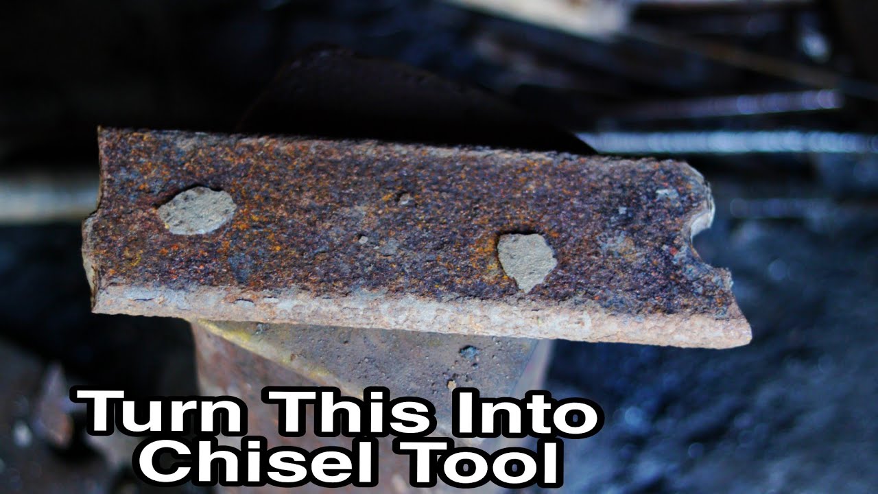 Balcksmithing - Forging Spring Steel For Making Concrete Stone Cutting ...