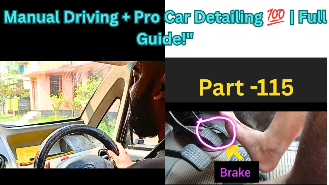 How to Professionally Detail a Car & Learn Manual Driving | Full Step ...