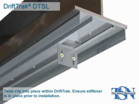 DriftTrak DTSL - Light Steel Framing Exterior Head of Wall Drift ...