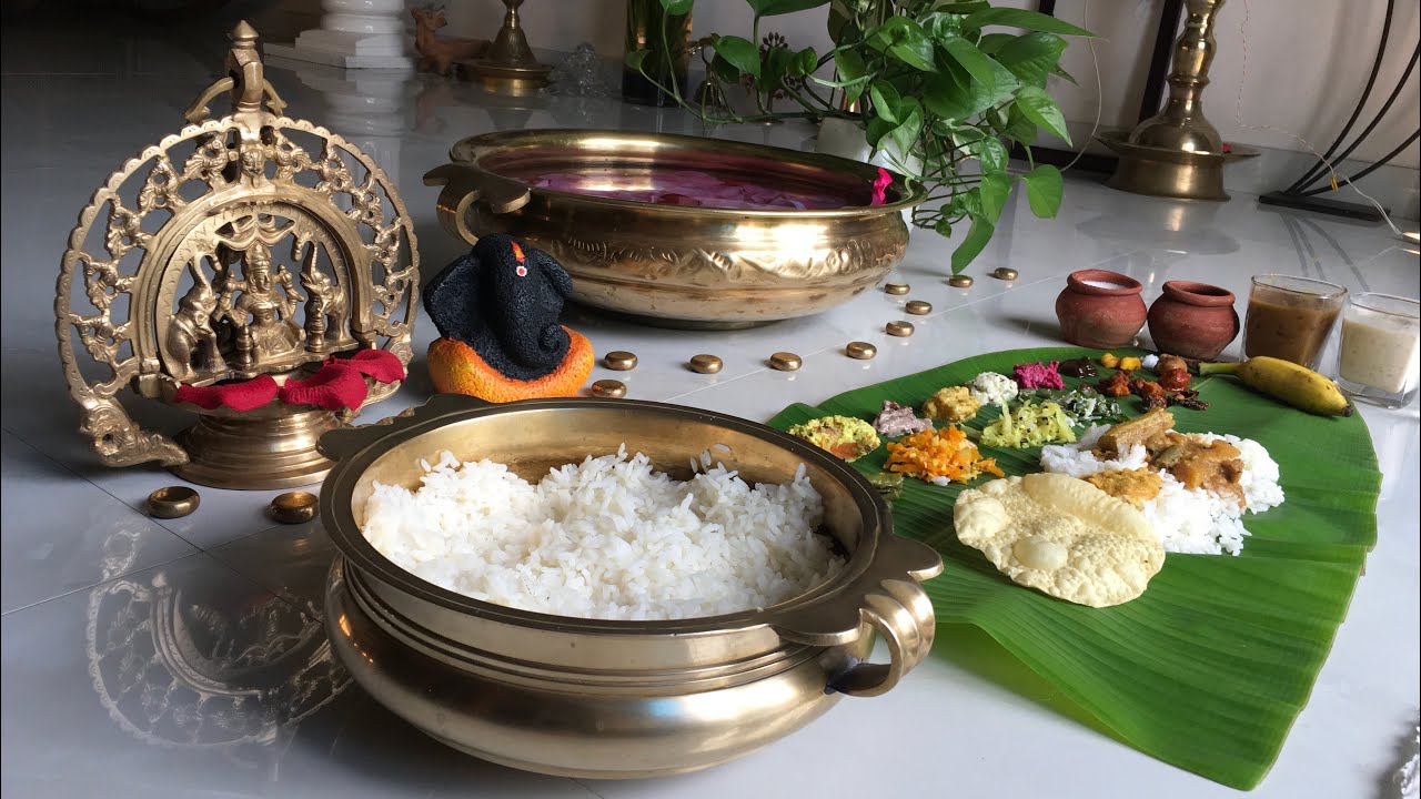 OUR ONAM CELEBRATION | KUKU’S ONAM SADHYA | WITH PACHADI | AVIYAL ...