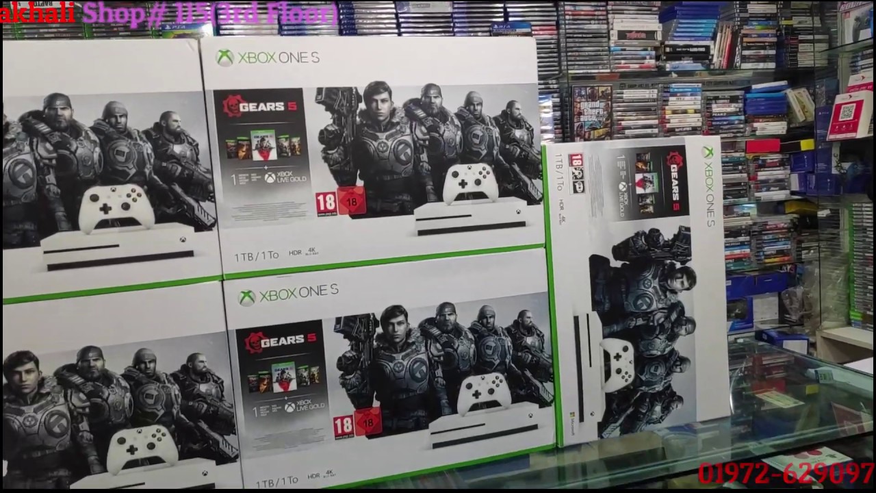 Xbox One S Console Gears 5 Bundle Unboxing in BD - YouTube