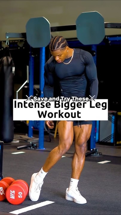 Intense Leg Workout: Build Bigger and Stronger Legs - YouTube