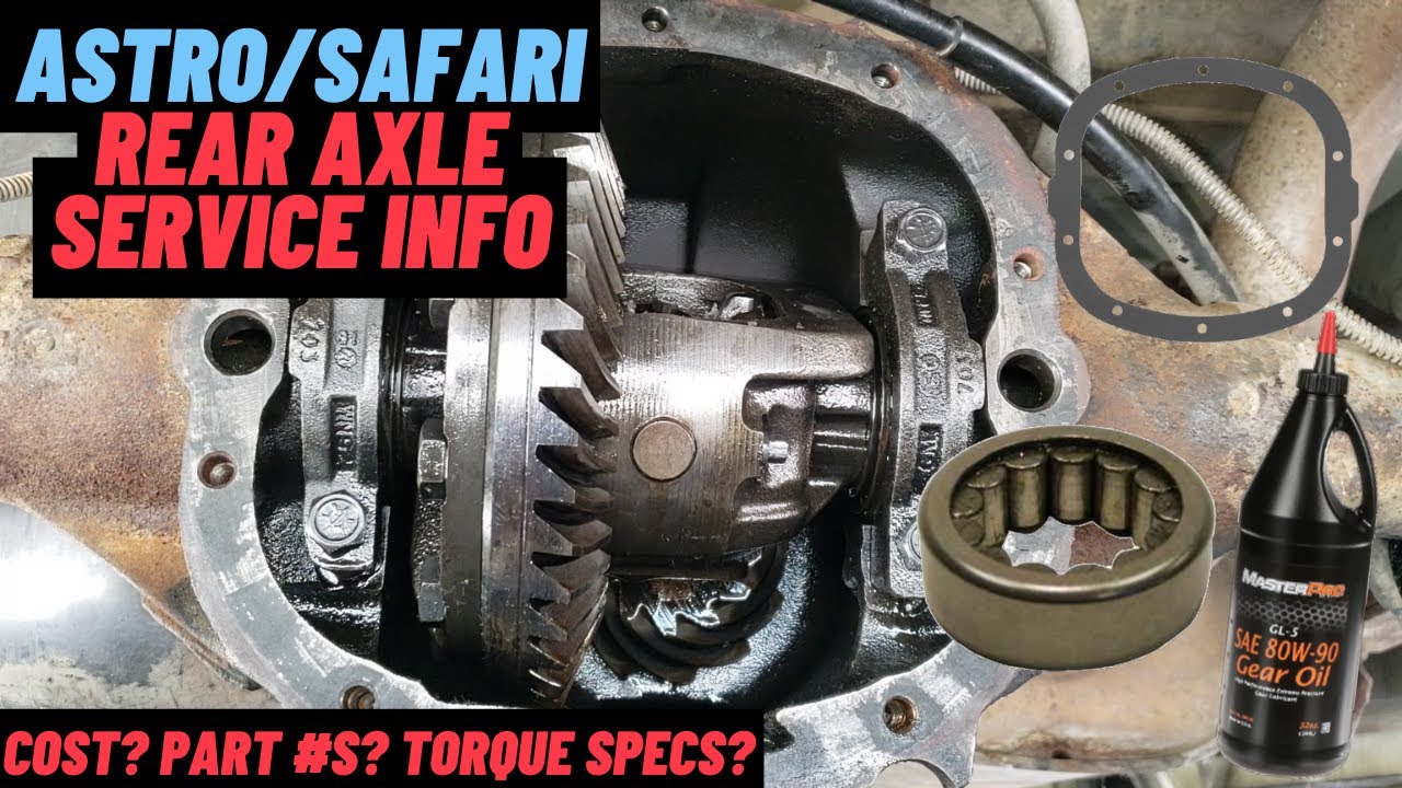 Astro / Safari Rear Axle Service Info - YouTube