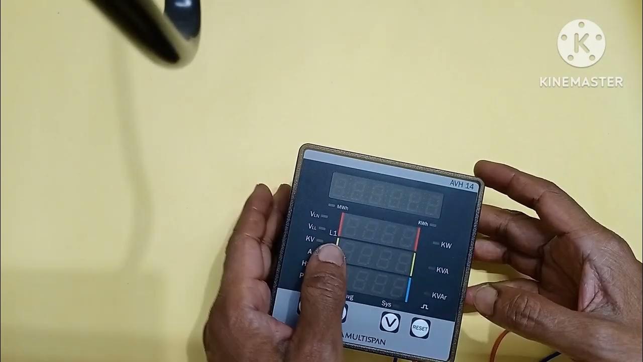 Multispan Multifunction Meter Basic Parameter Setting - YouTube