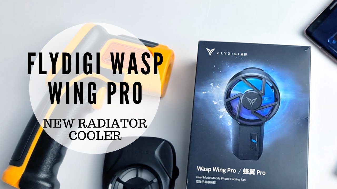 FlyDigi Cooling Fan - Wasp Wing Pro - Best Smart Phone Radiator Cooler ...
