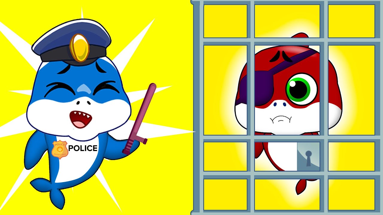 Police Officer Shark Song | Super JoJo Shark Kids Song + More - YouTube