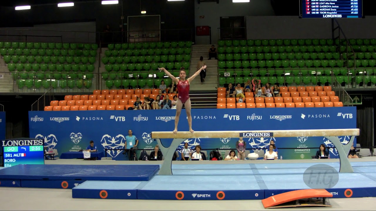 BORG Ella (MLT) - 2019 Artistic Junior Worlds, Gyor (HUN ...