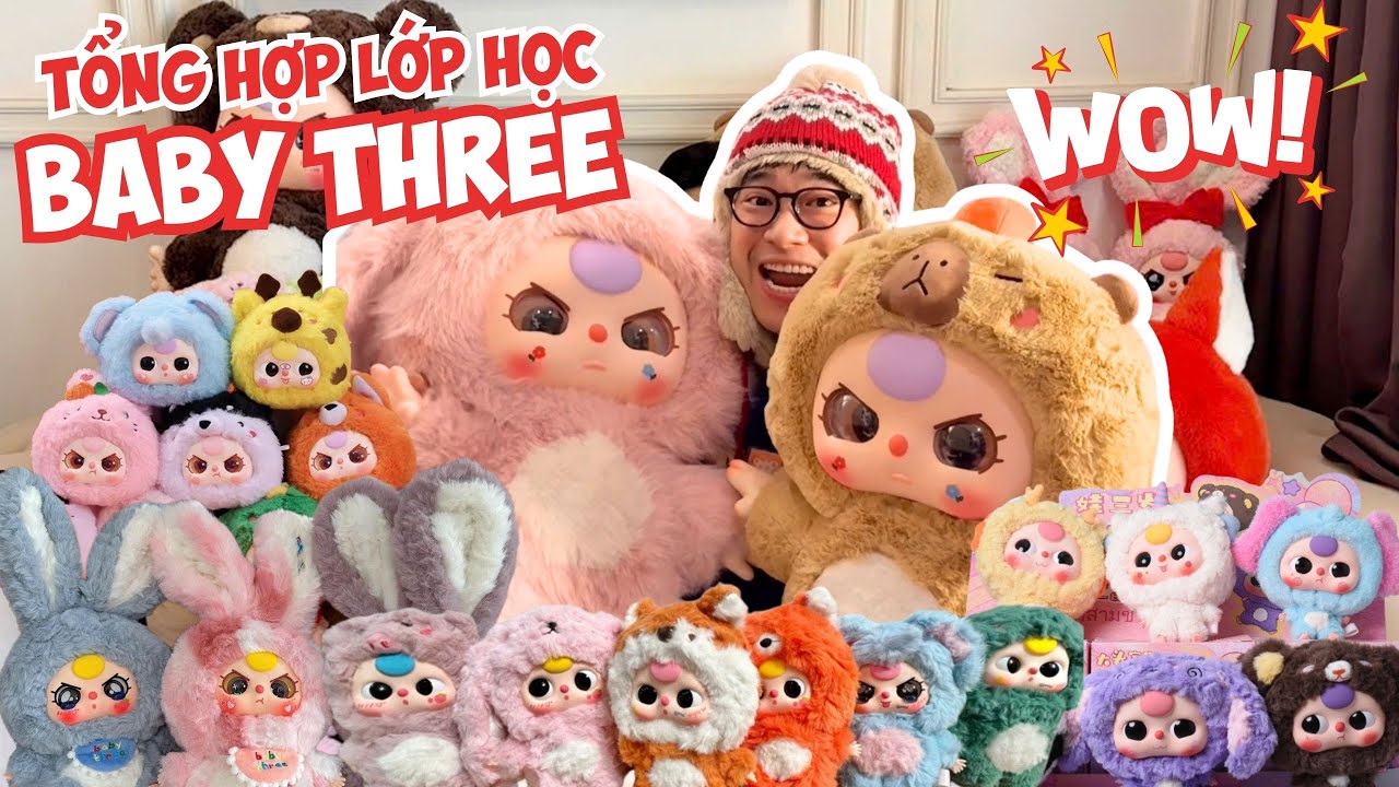 THẦY BEO U40 TỔNG HỢP LỚP HỌC BABY THREE 1000%, 400%, ĐẦU TO, THỎ THỊ ...