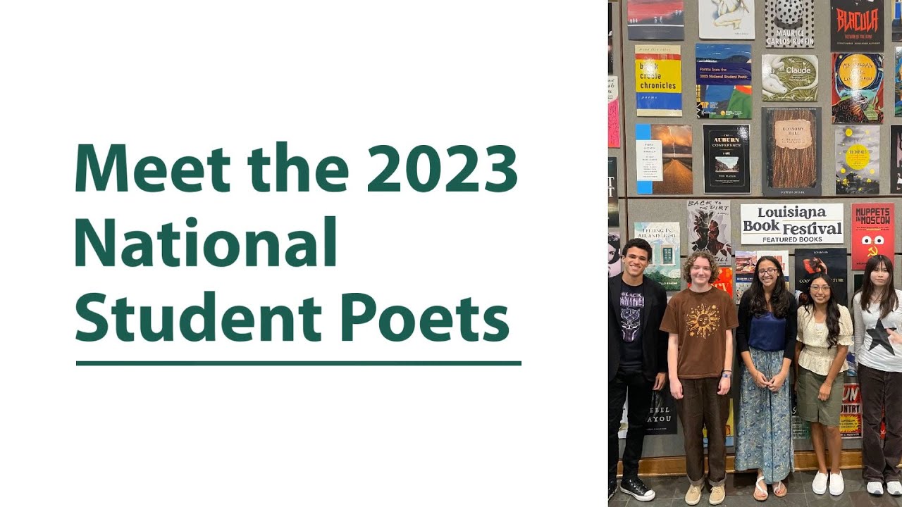 Class of 2023 National Student Poets - YouTube