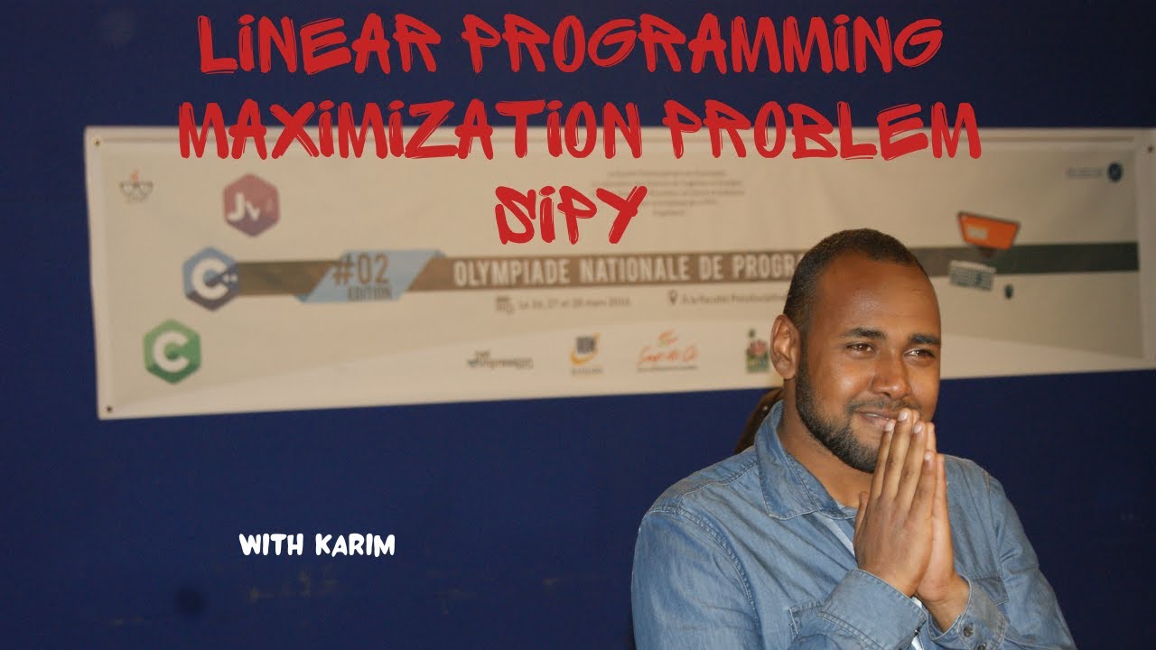 Tutorial Linear Programming Maximization Problem Youtube 7554
