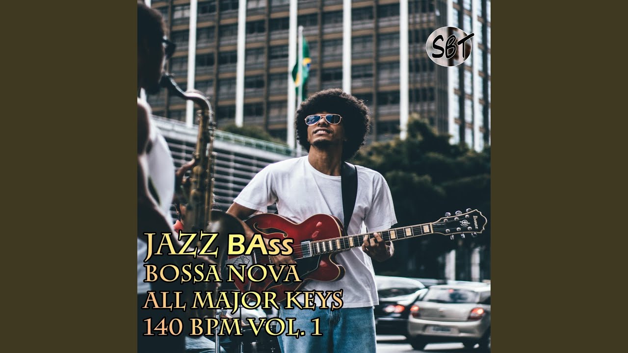 Jazz (Bossa Nova Style) Bass Backing Track in Db Major 140 BPM, Vol. 1 ...
