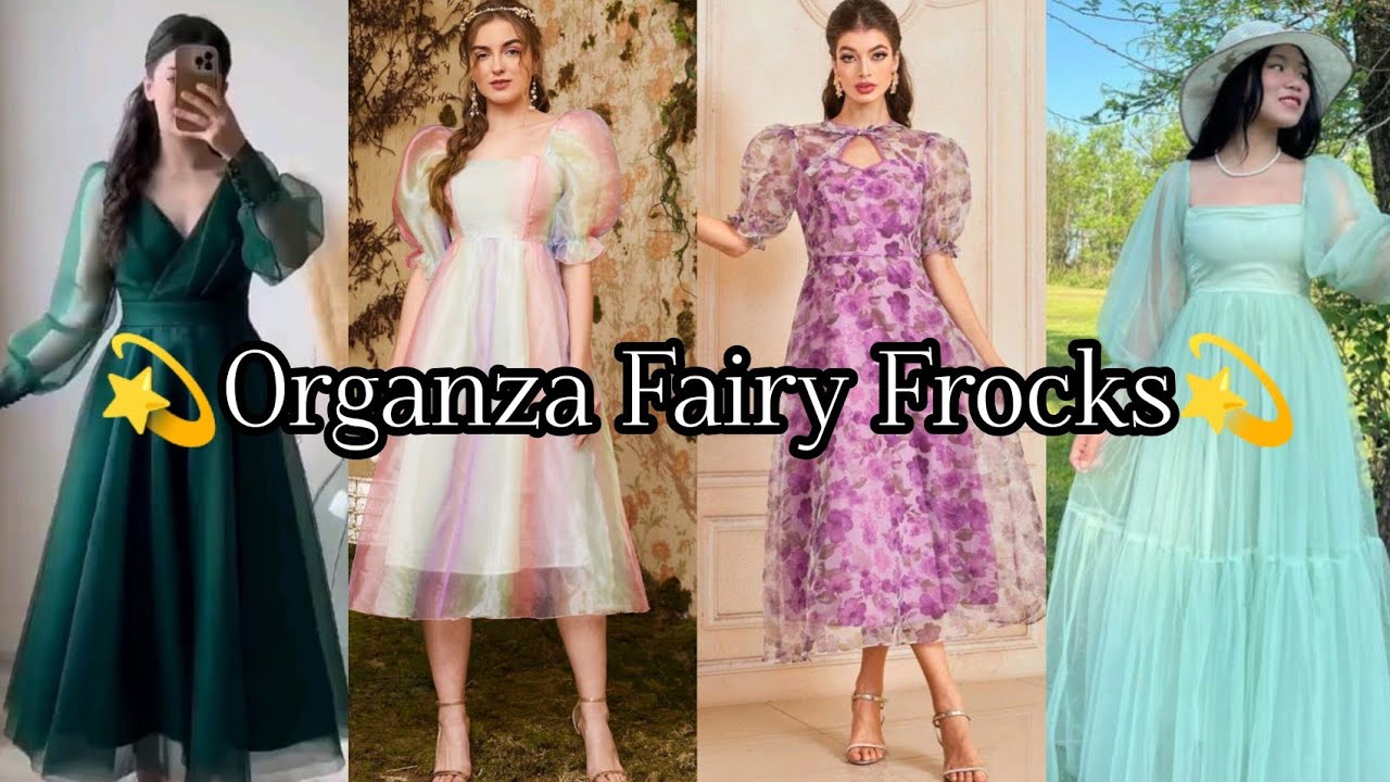 Organza Fairy Frock Designs | Trendy Frocks - YouTube