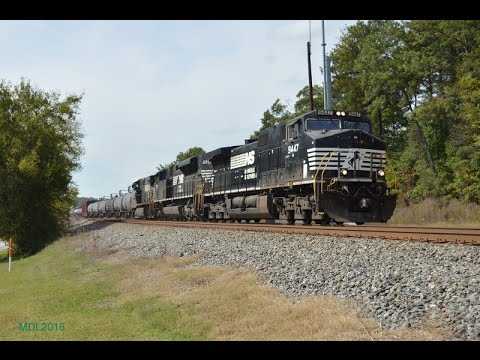 HD: NS 9447 leads NS Train 172 in Austell, GA - YouTube