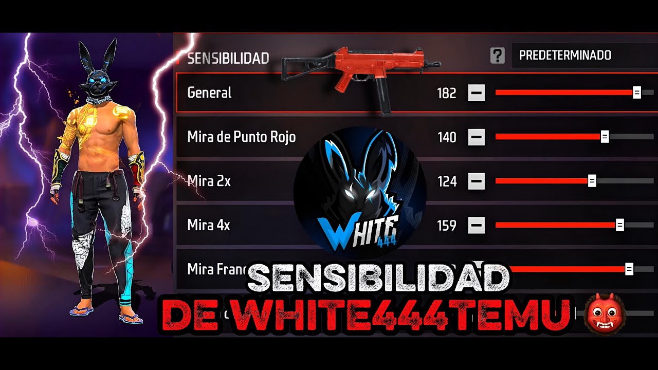 COMPRE LA MEJOR SENSIBILIDAD + SUPRESOR DE WHITE444TEMU👹 CON Y SIN DPI PARA DAR SOLO ROJO FREE ...