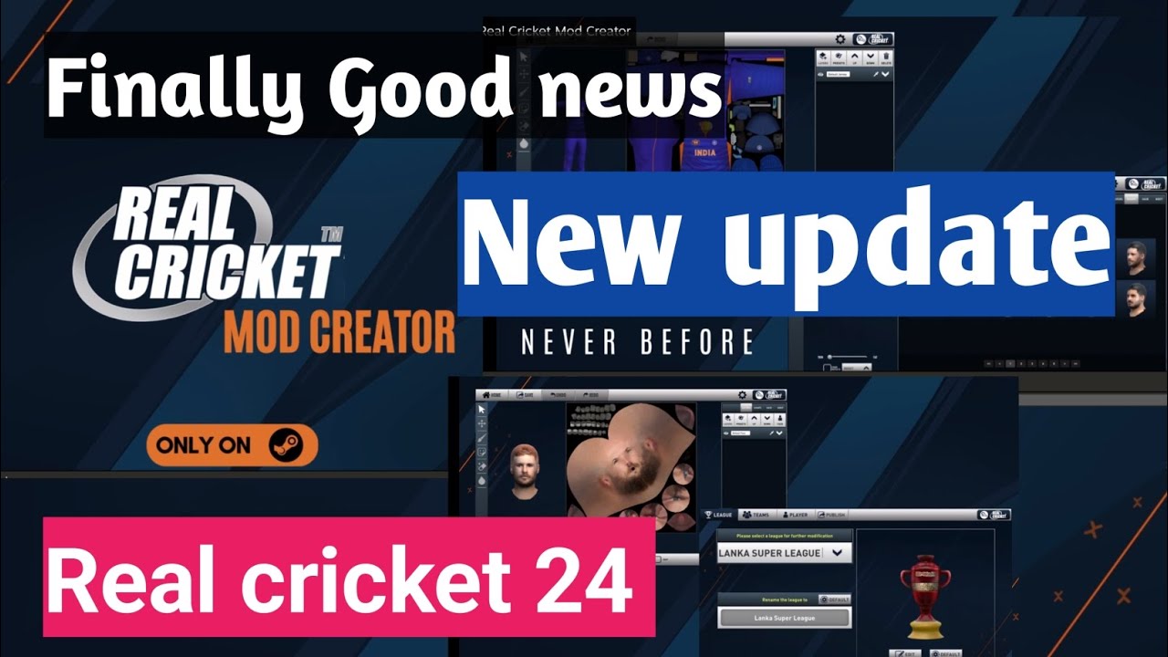 OMG 😱Real Cricket 24 Creator mod Full Review ||Finally Real Cricket 24 ...